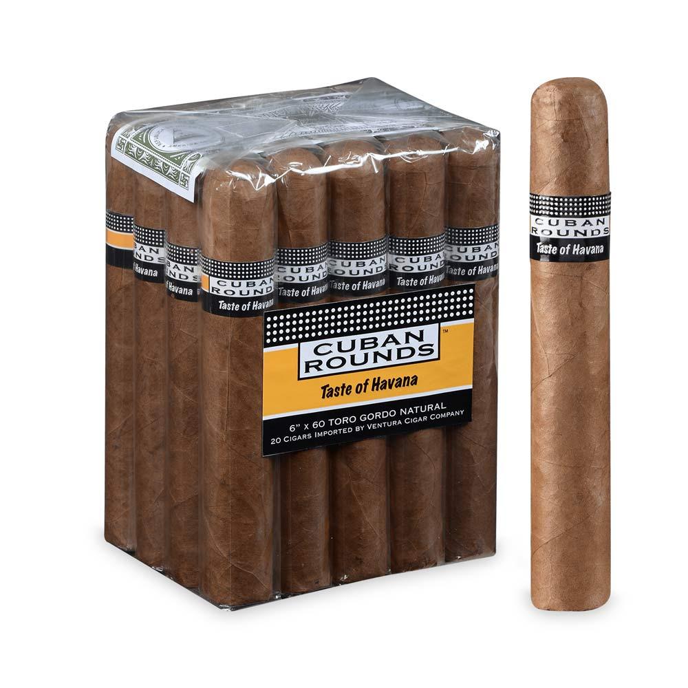 CUBAN ROUNDS NATURAL TORO 20 CT BNDL| Blue Sky Sales