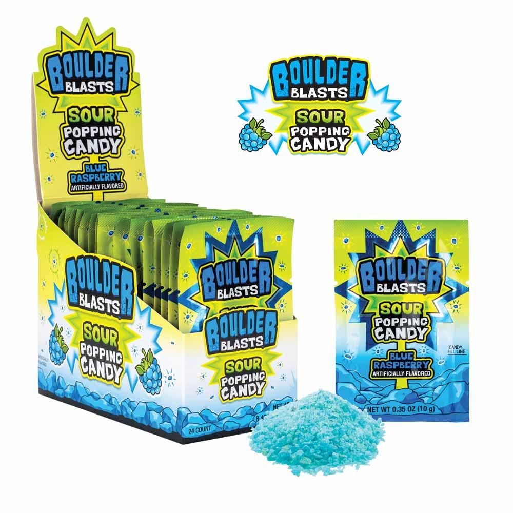 KOKOS BOULDER BLAST - SOUR BLUE RASPBERRY 24 CT.