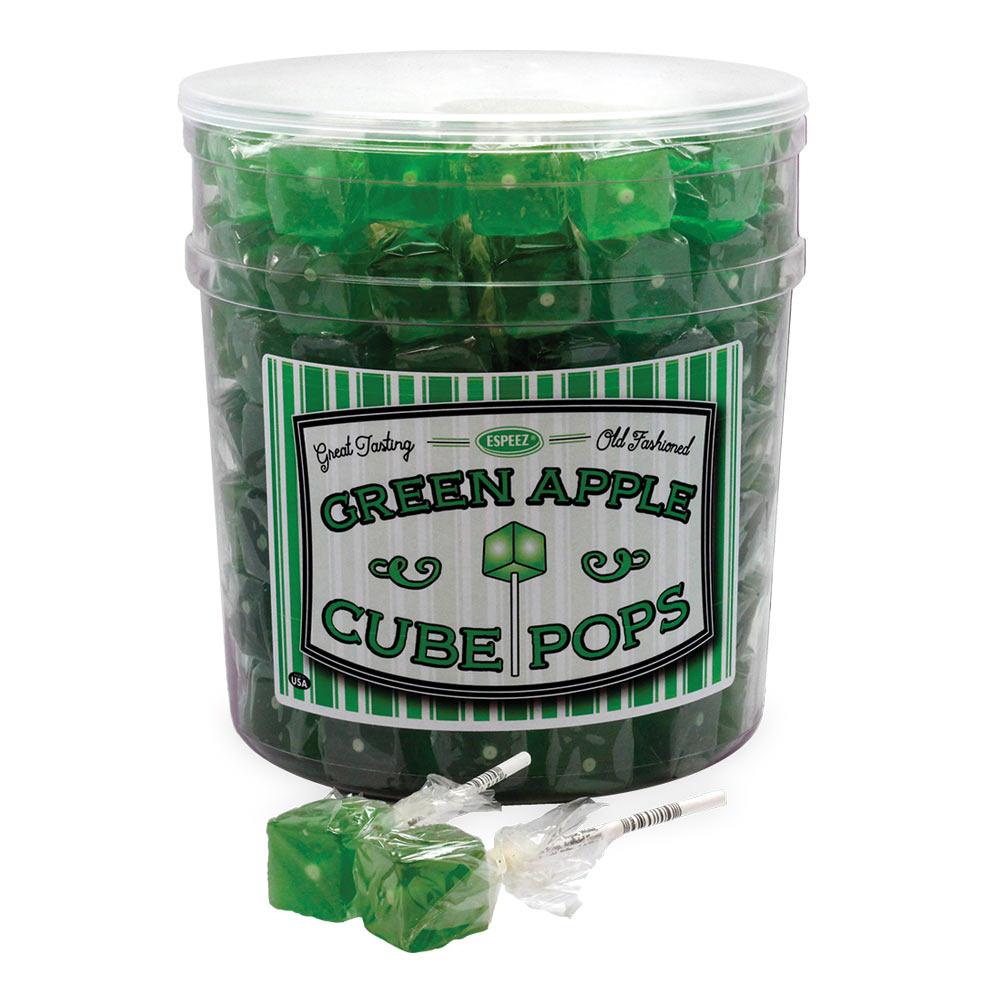 ESPEEZ GREEN APPLE CUBE TUB 100 CT | Blue Sky Sales