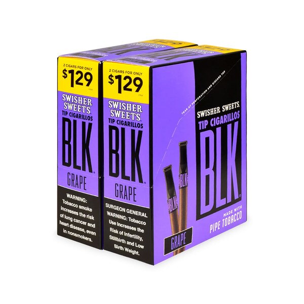SWISHER BLK TIP GRAPE 2/1.29 30/2 PK | Blue Sky Sales