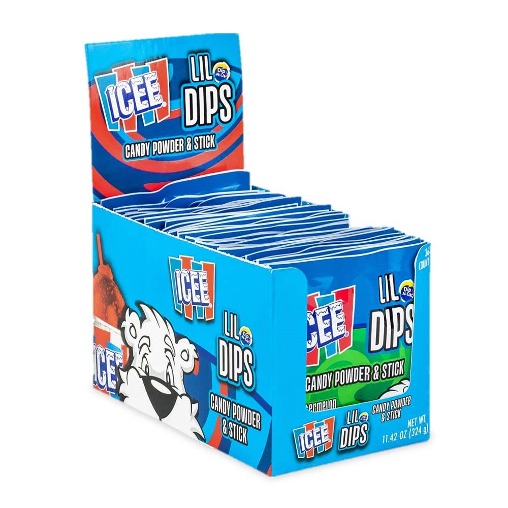 KOKOS ICEE LIL DIPS CANDY POWDER SINGLES 36 CT EA | Blue Sky Sales