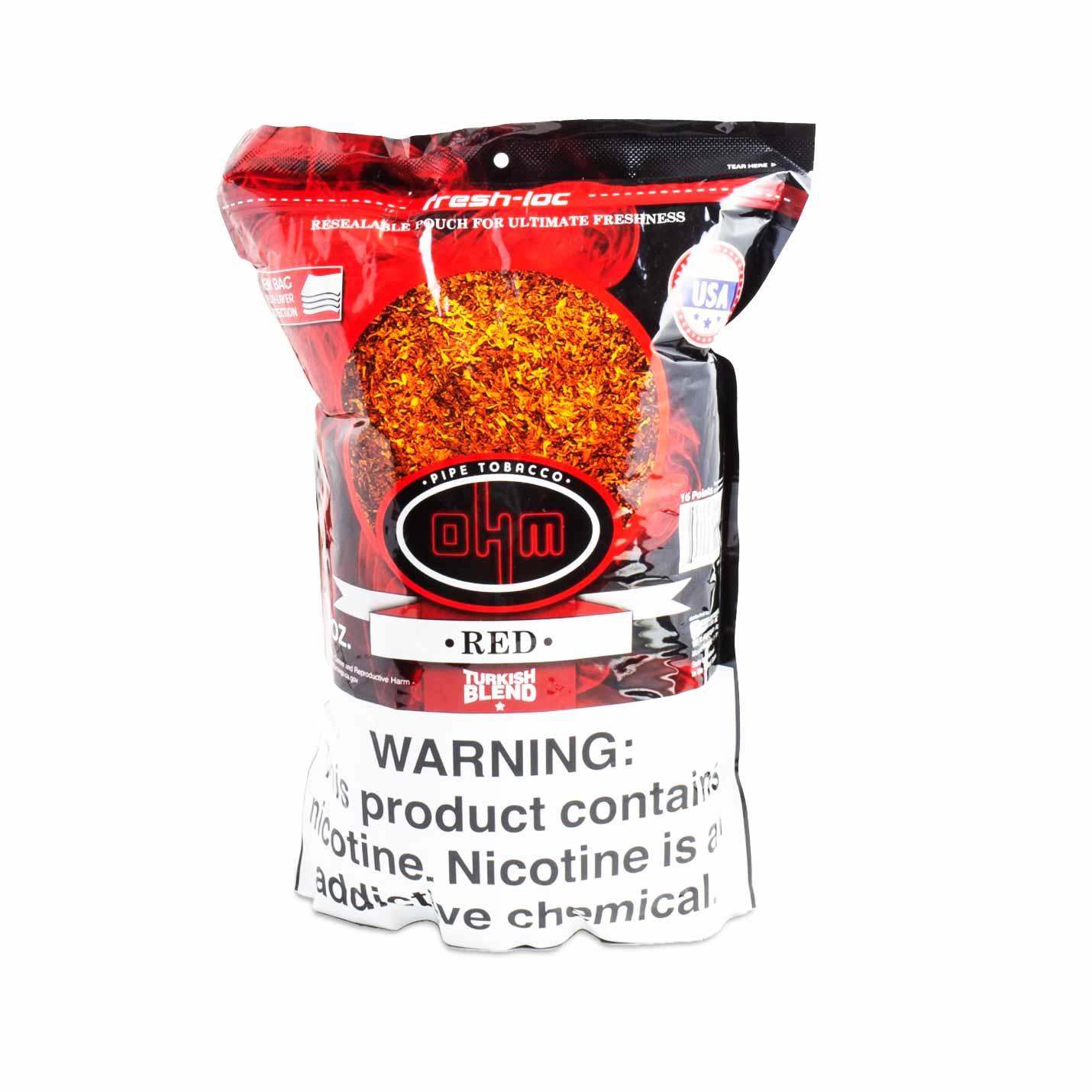 Ohm Pipe Tobacco Turk Red Bag | Blue Sky Sales