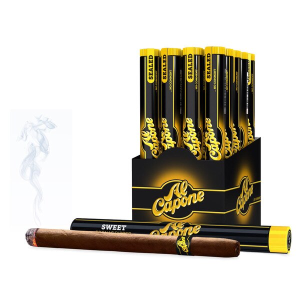 AL CAPONE SWEET COGNAC CIGAR TUBE 20 CT DS
