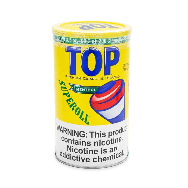 Top Superroll Menthol Can | Blue Sky Sales