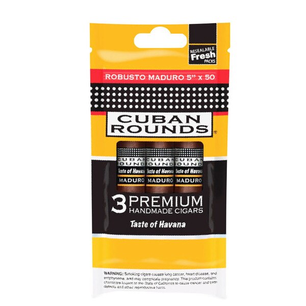 CUBAN ROUNDS ROBUSTO MADURO 8/3 PK | Blue Sky Sales