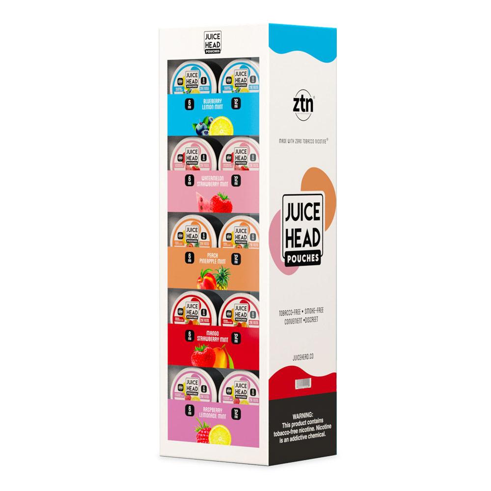 JUICE HEADS POUCH DISPLAY W/PRODUCT | Blue Sky Sales