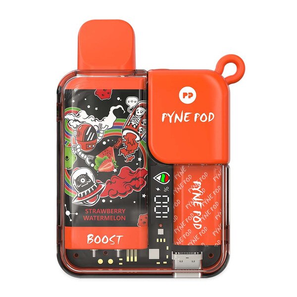 PYNE POD 8500 STRAWBERRY WATERMELON 5 PK