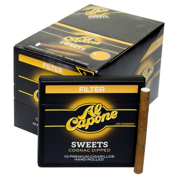AL CAPONE SWEETS COGNAC FILTER 10/10 PK | Blue Sky Sales