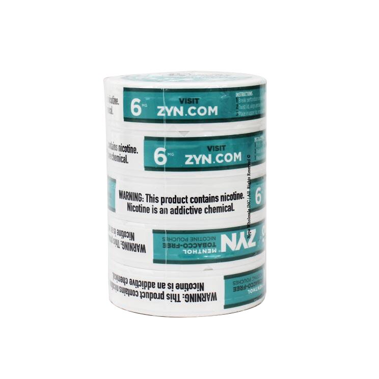 ZYN MENTHOL 6 MG 5PK | Blue Sky Sales